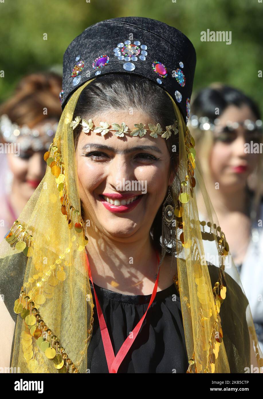 Iranian Canadians dressed in traditional costumes showcasing the ...