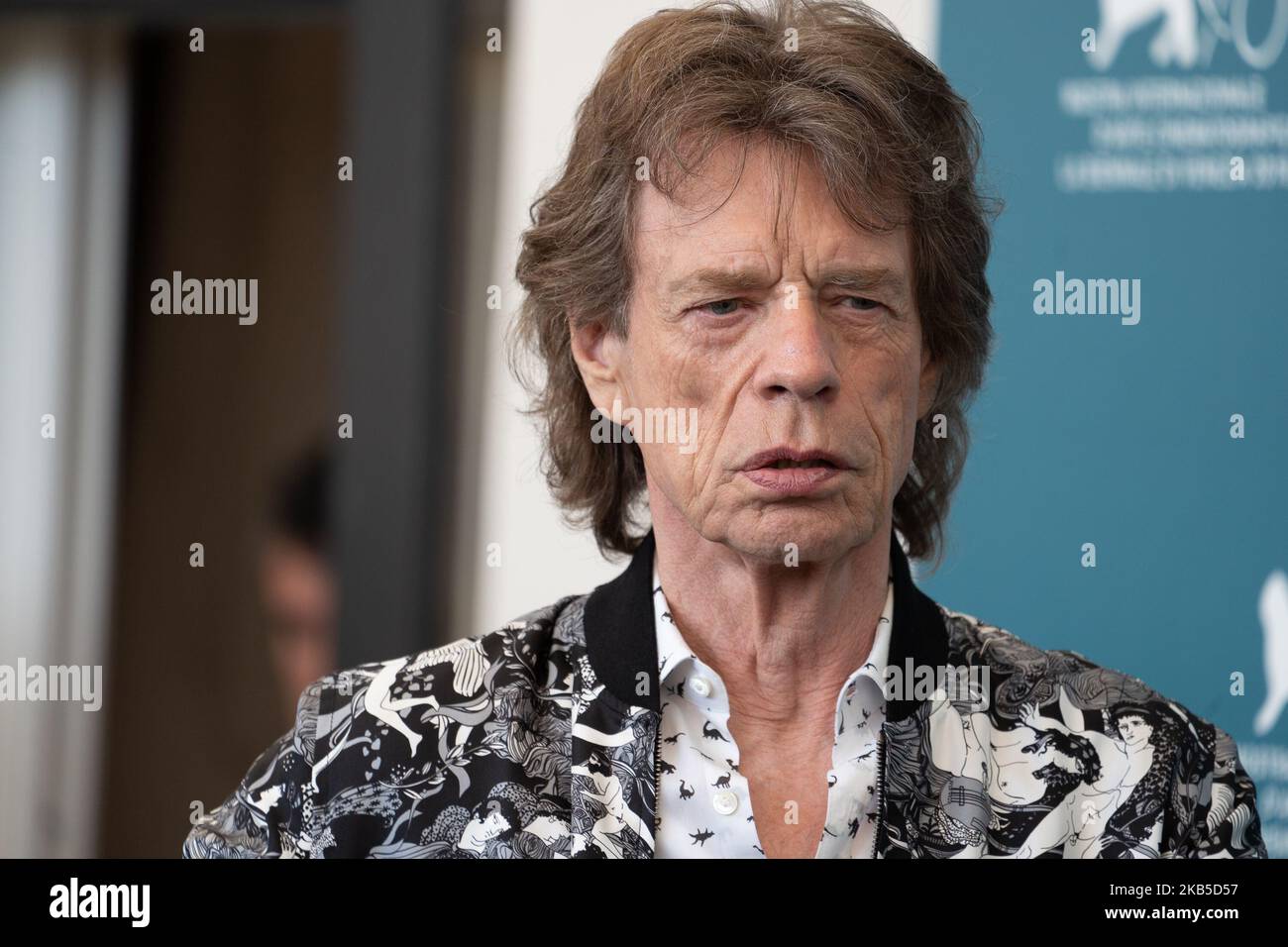 Mick Jagger attends ''The Burnt Orange Heresy'' photocall during the ...