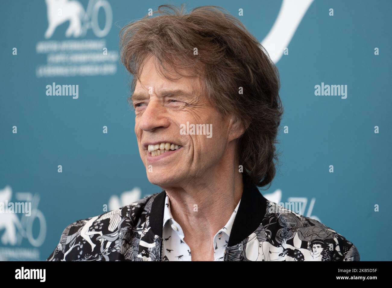 Mick Jagger attends ''The Burnt Orange Heresy'' photocall during the ...