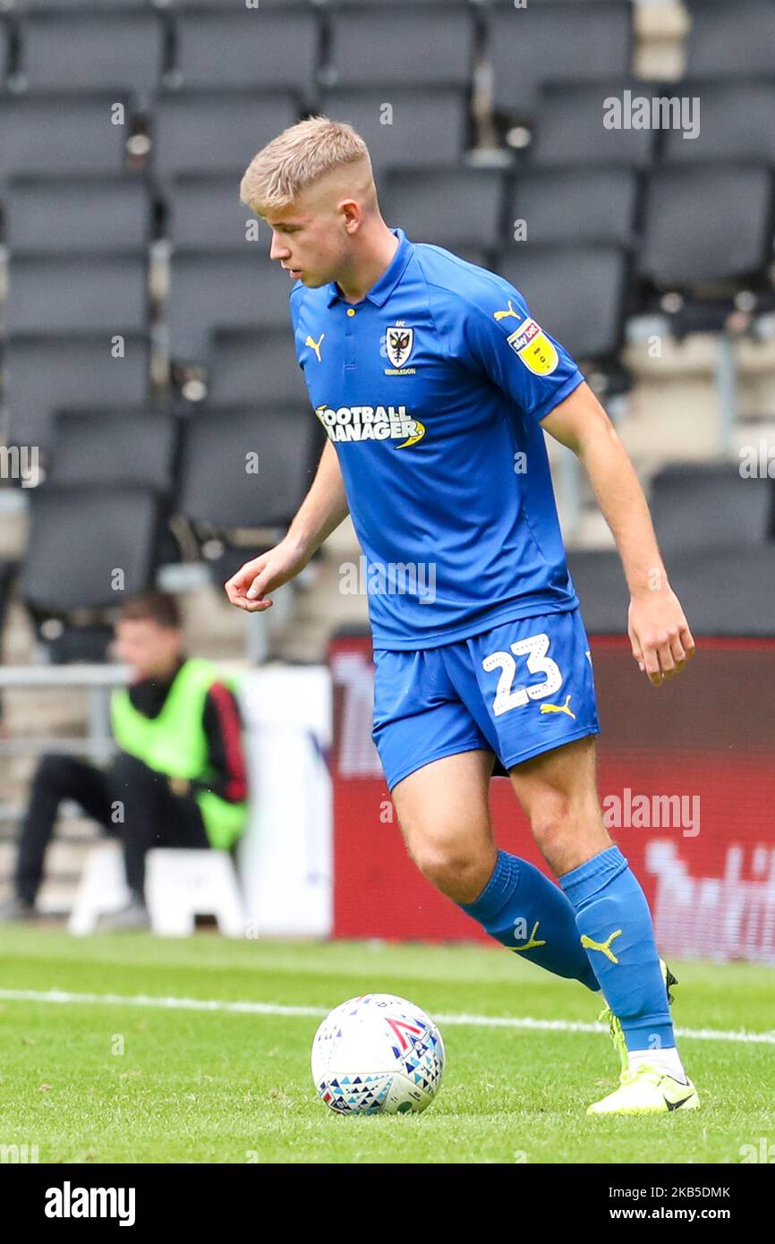 Afc wimbledons max sanders hi-res stock photography and images - Alamy