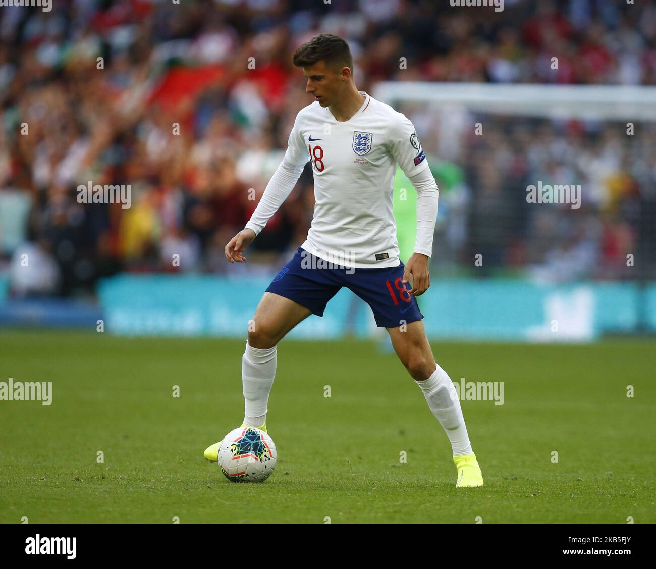 Mason Mount of England during UEFA Euro 2020 Qualifier between England ...