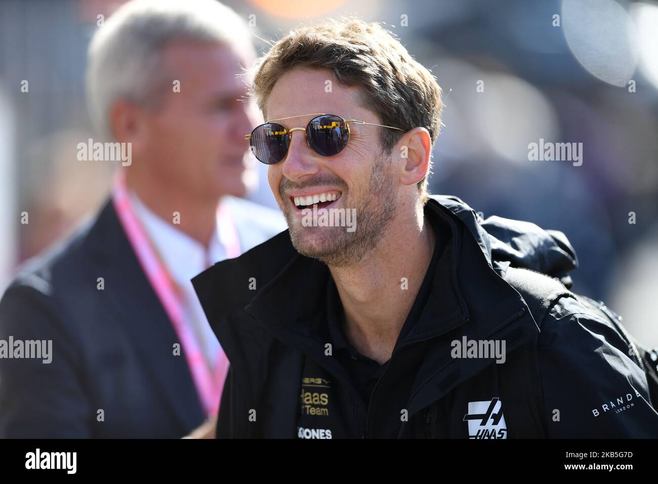 Danish driver Kevin Magnussen of American team Rich Energy Haas F1 Team ...