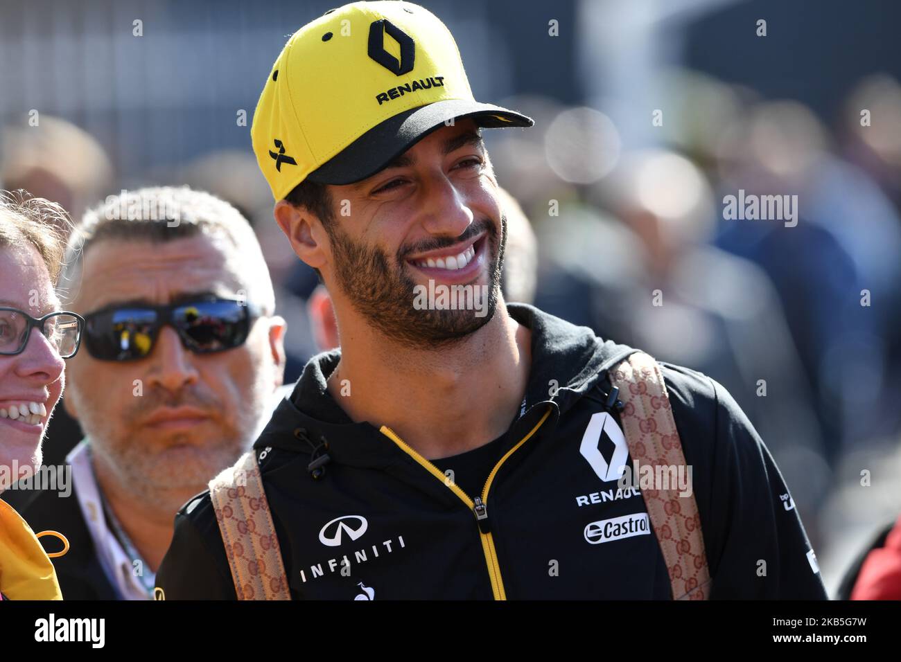 Australian driver Daniel Ricciardo of French team Renault F1 Team ...