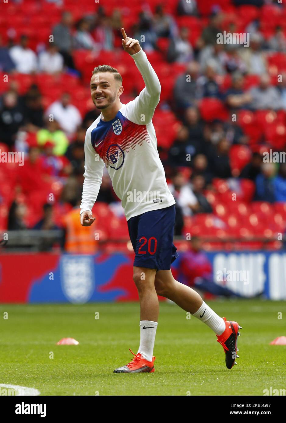 James Maddison of England during UEFA Euro 2020 Qualifier between ...