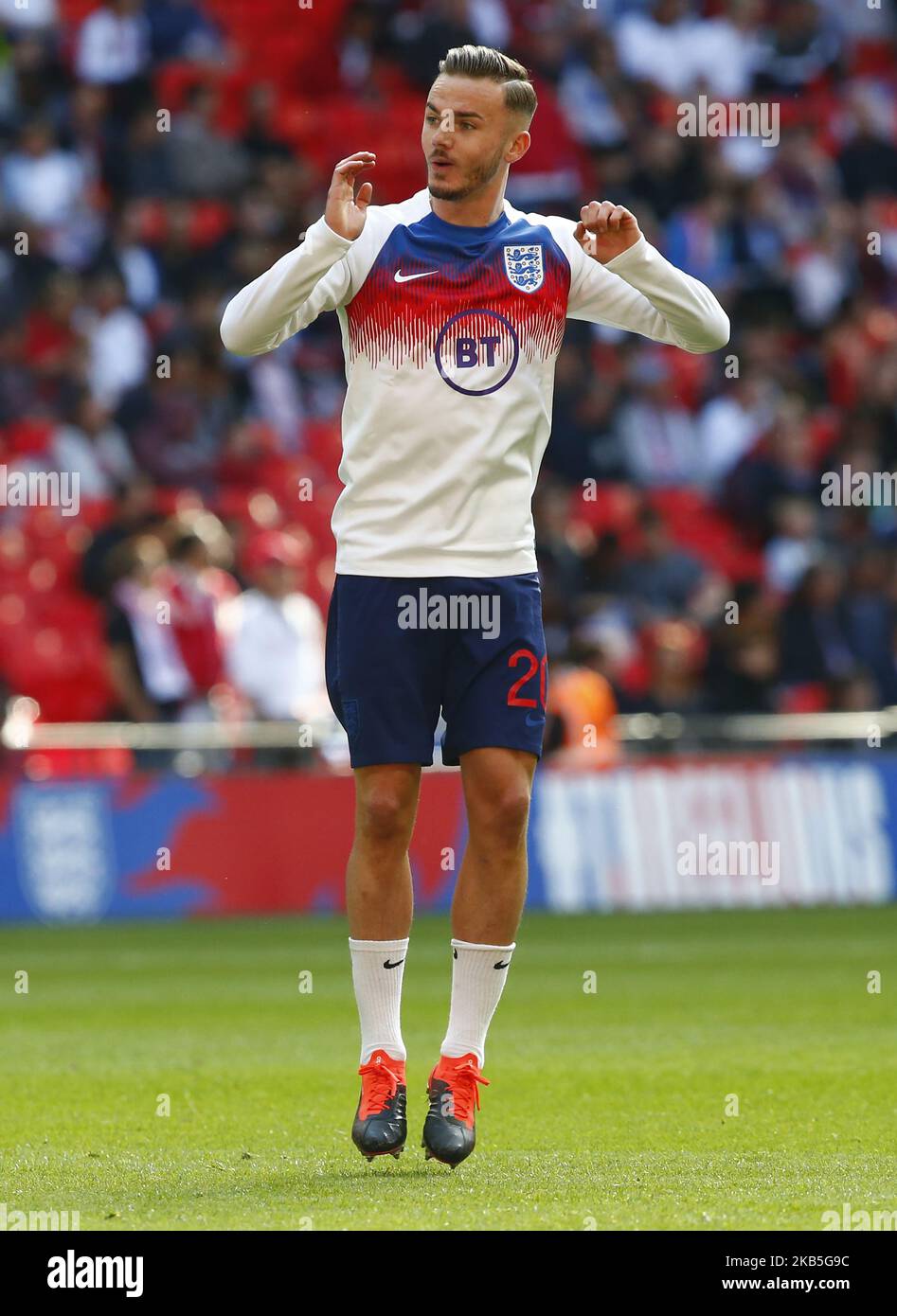 James Maddison of England during UEFA Euro 2020 Qualifier between ...