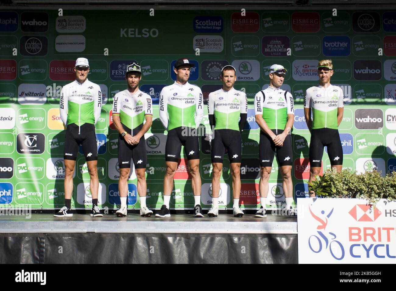 Team Dimension Data ahead of Stage 2 of the 16th OVO Energy Tour of ...