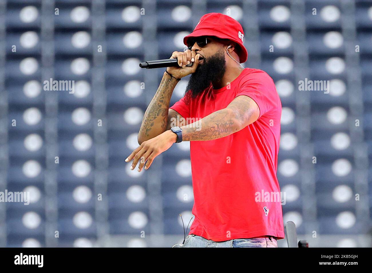 Houston, Texas, USA. 3rd Nov, 2022. Recording artists Slim Thug perform ...