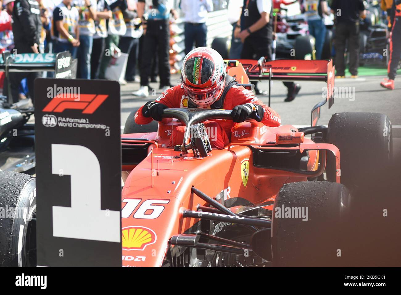 2019 italian gp f1 podium hi-res stock photography and images - Alamy