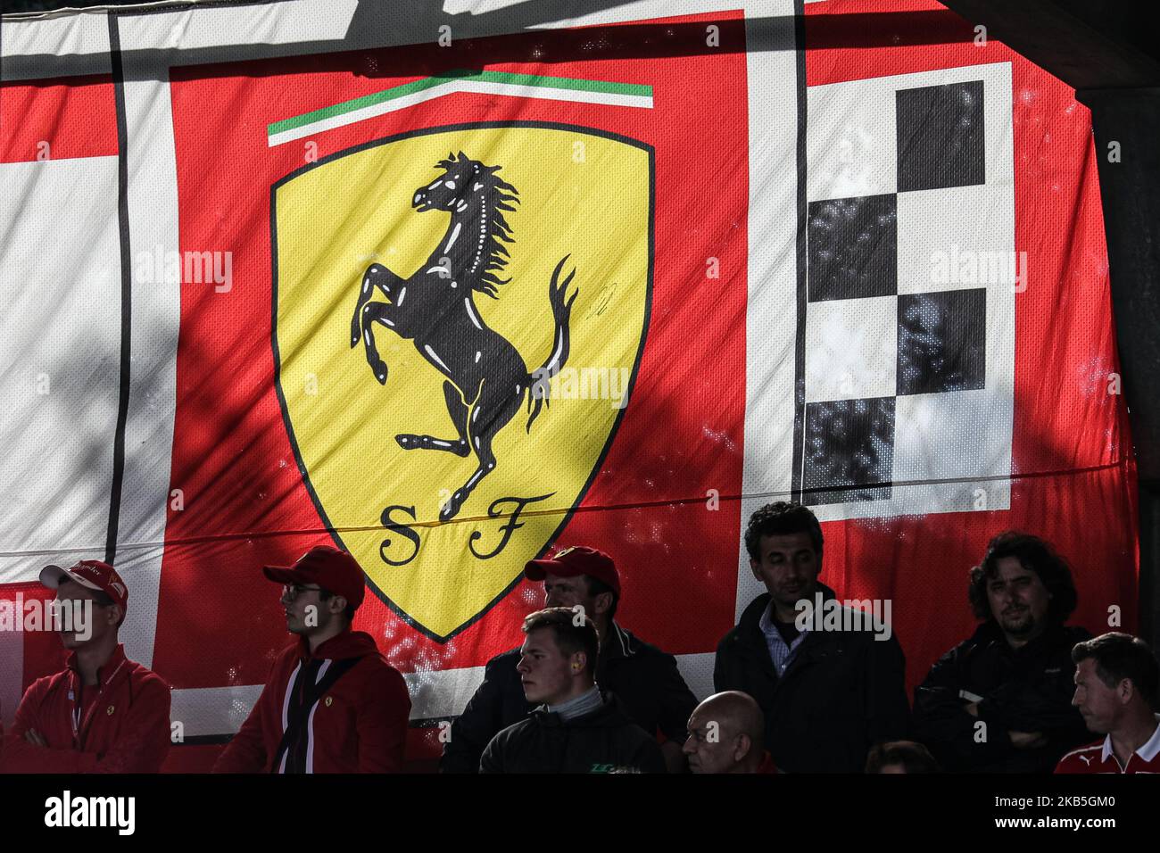 Ferrari flag hi-res stock photography and images - Alamy