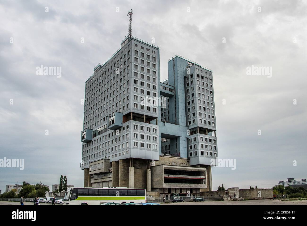 The House of Soviets is seen in Kaliningrad, Russia on 7th, September ...