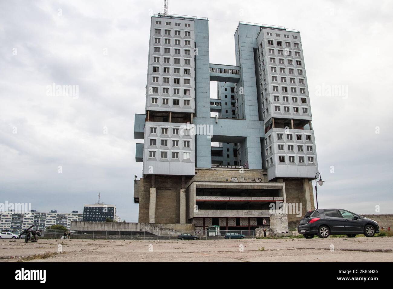 The House of Soviets is seen in Kaliningrad, Russia on 7th, September ...