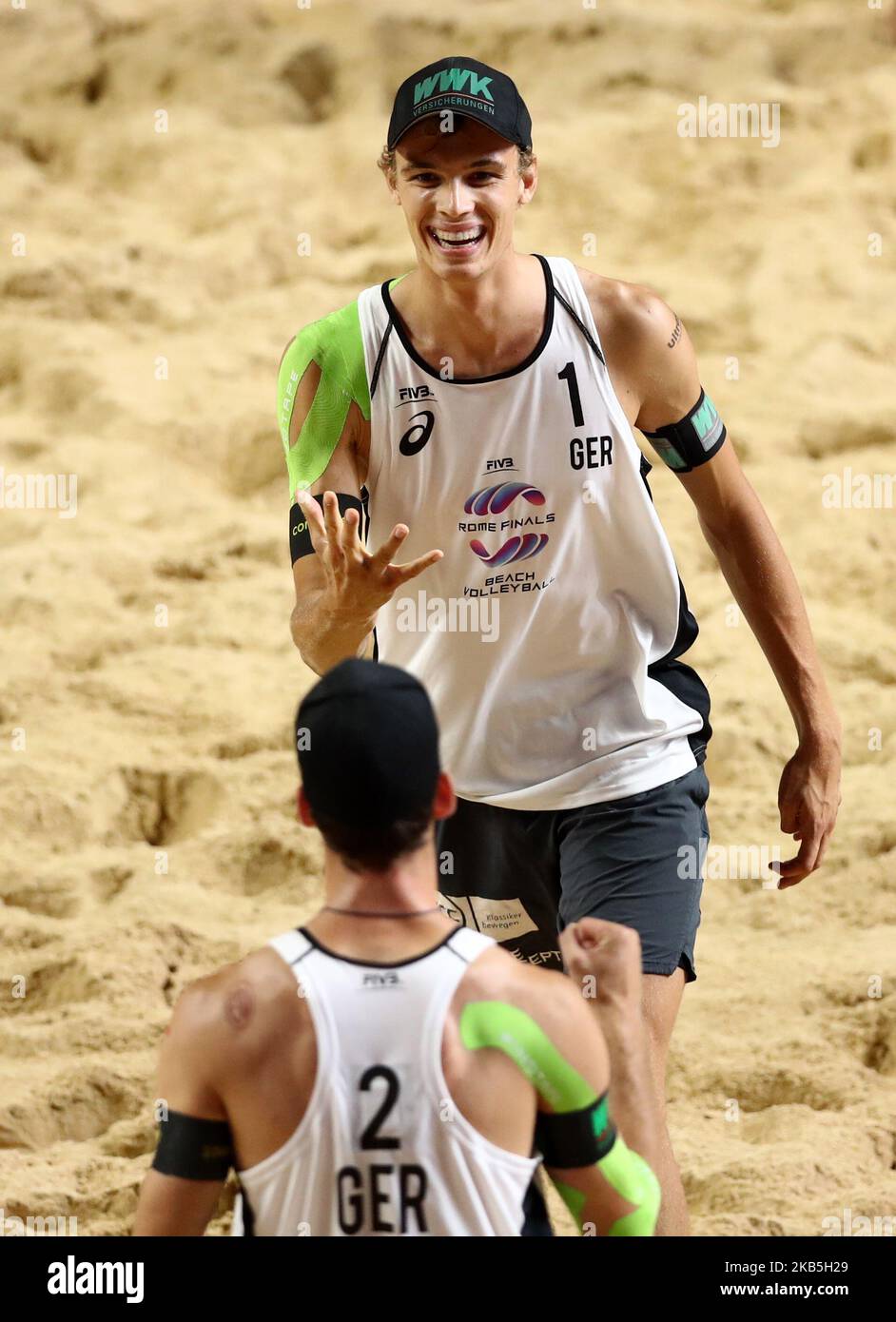 Julius Thole and Clemens Wickler (GER) during men's gold medal final at ...