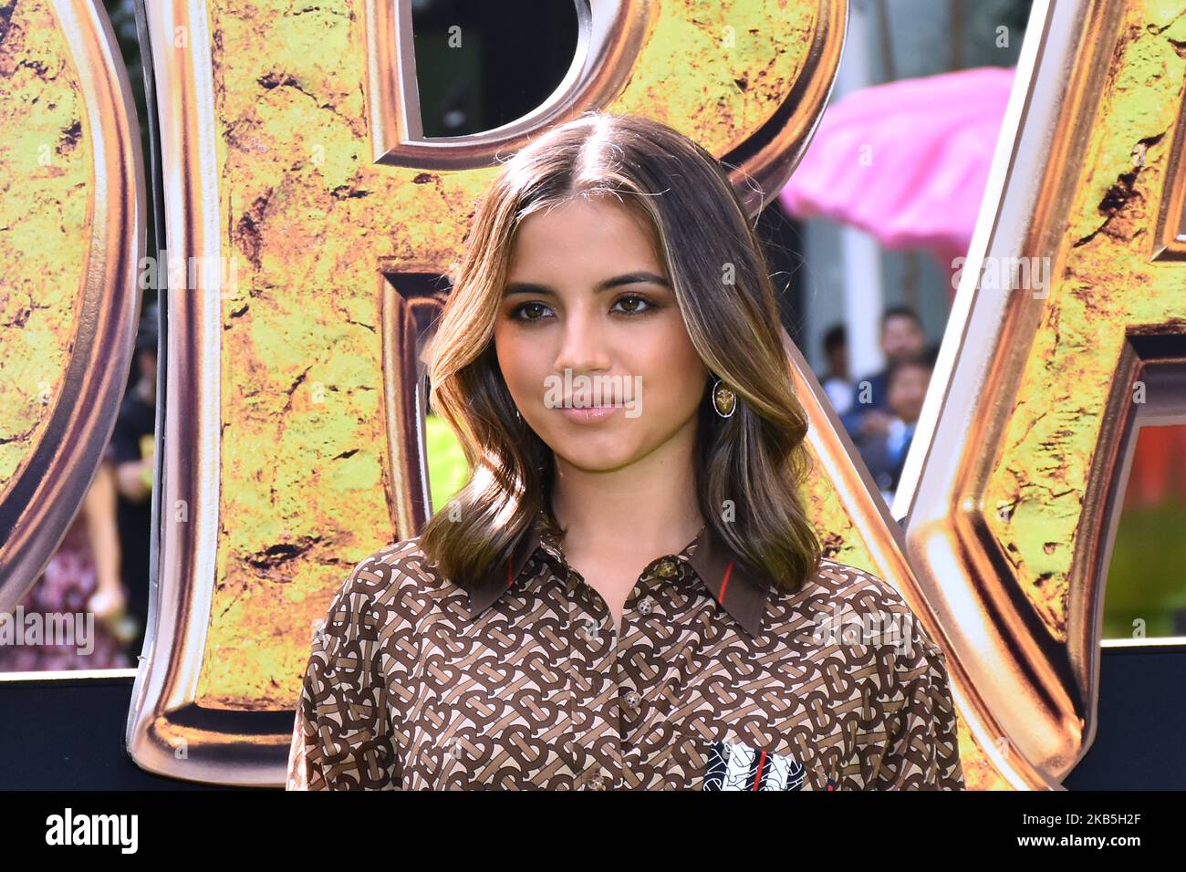 Isabela Moner poses for photos during a red carpet of Dora and the Lost ...