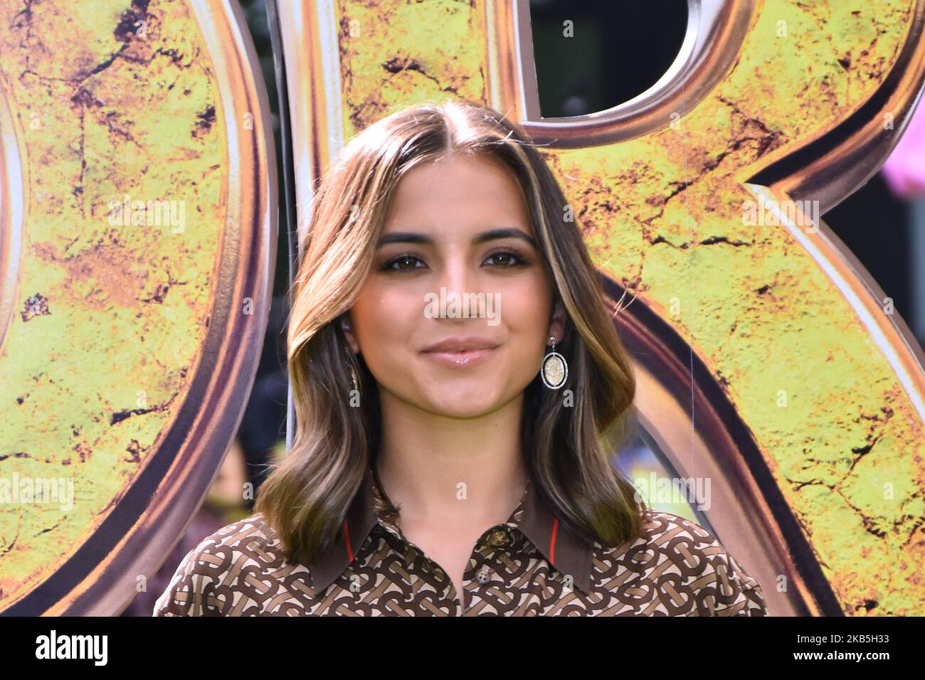 Isabela Moner poses for photos during a red carpet of Dora and the Lost ...