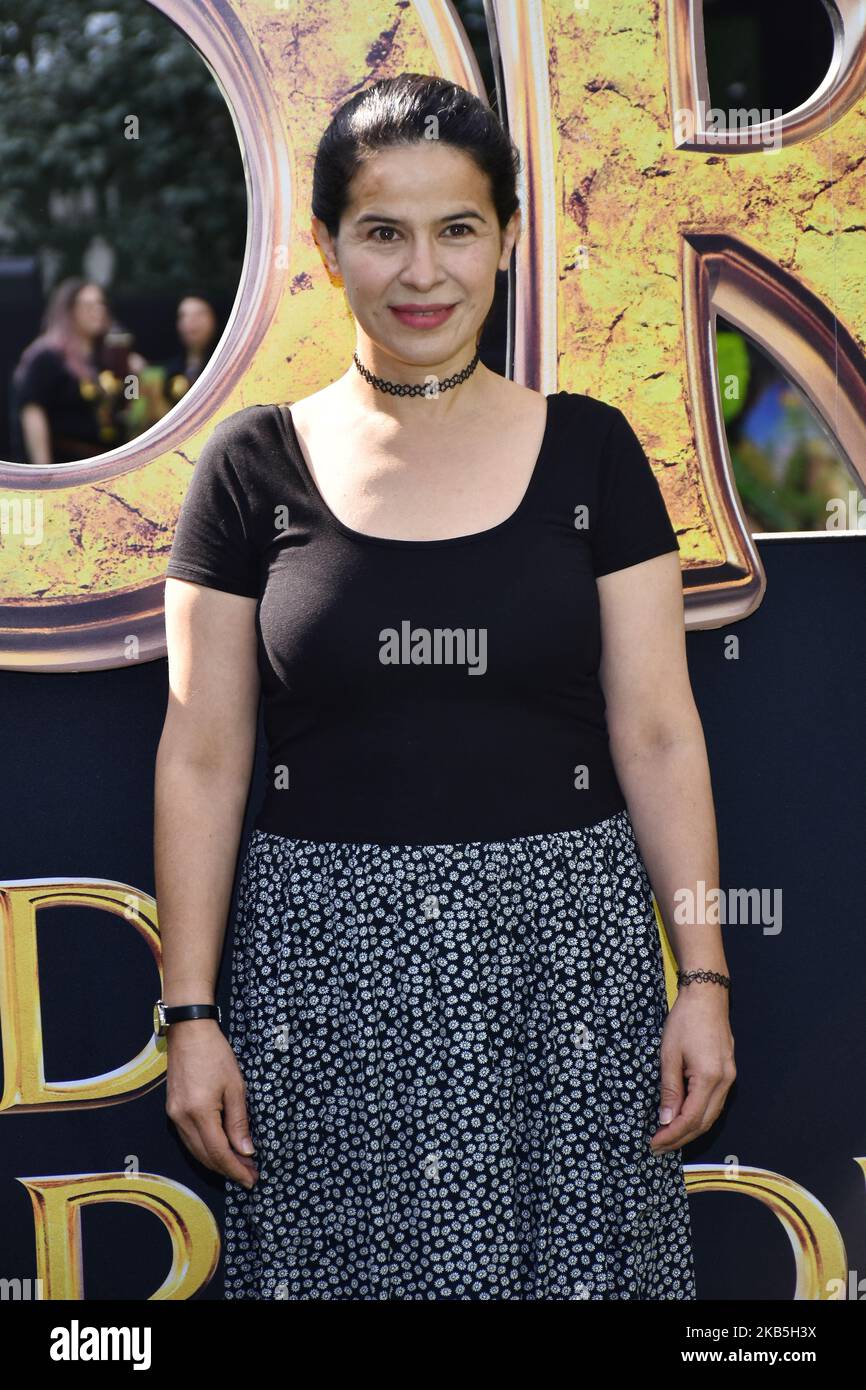 Arcelia Ramirez poses for photos during a red carpet of Dora and the ...