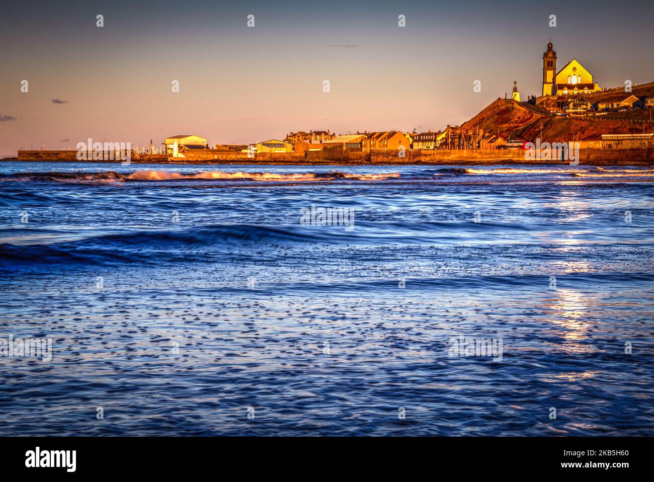 macduff from banff estuary aberdeeenshire scotland Stock Photo - Alamy