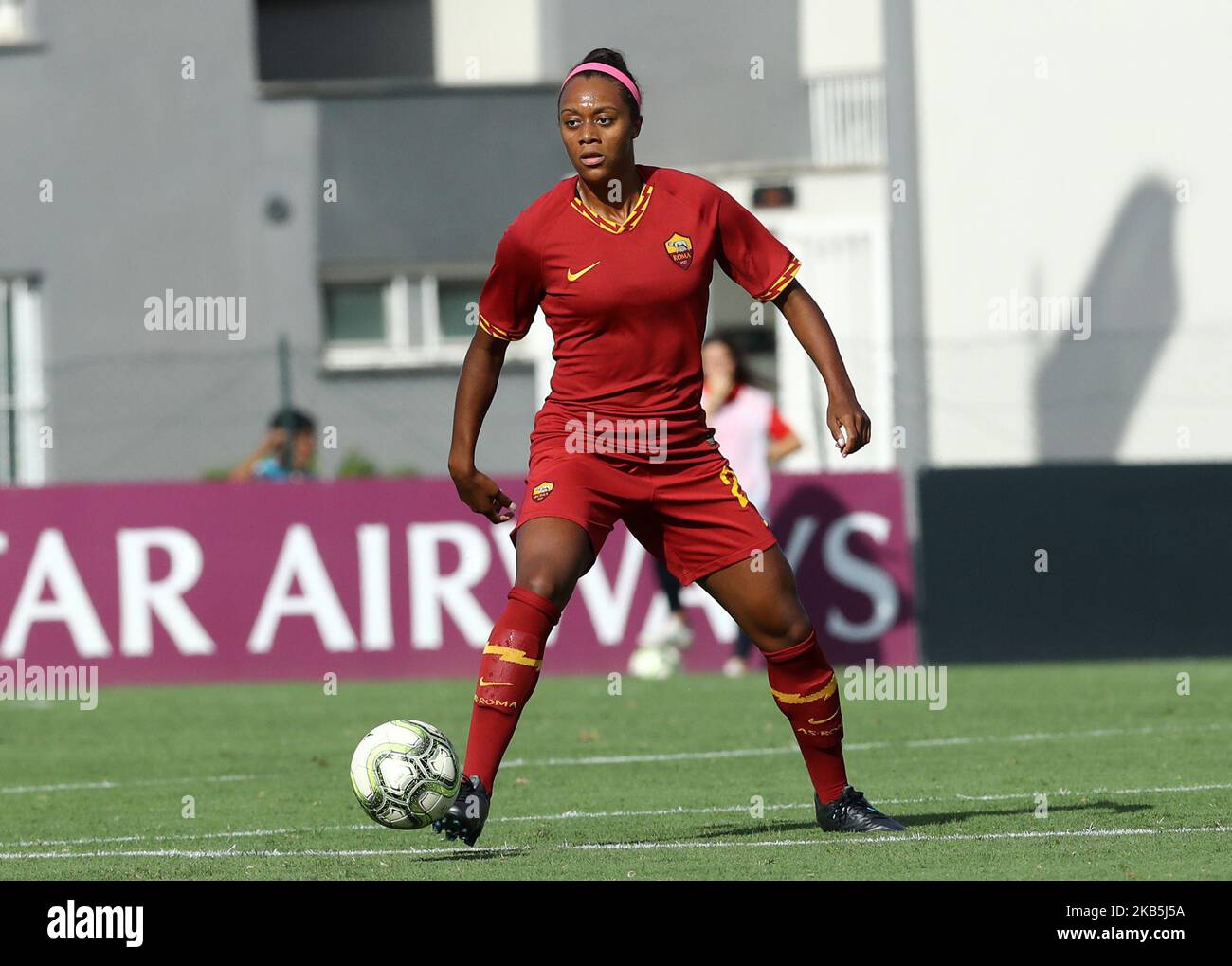 Allyson Swaby of Roma during the women's friendly football match AS ...