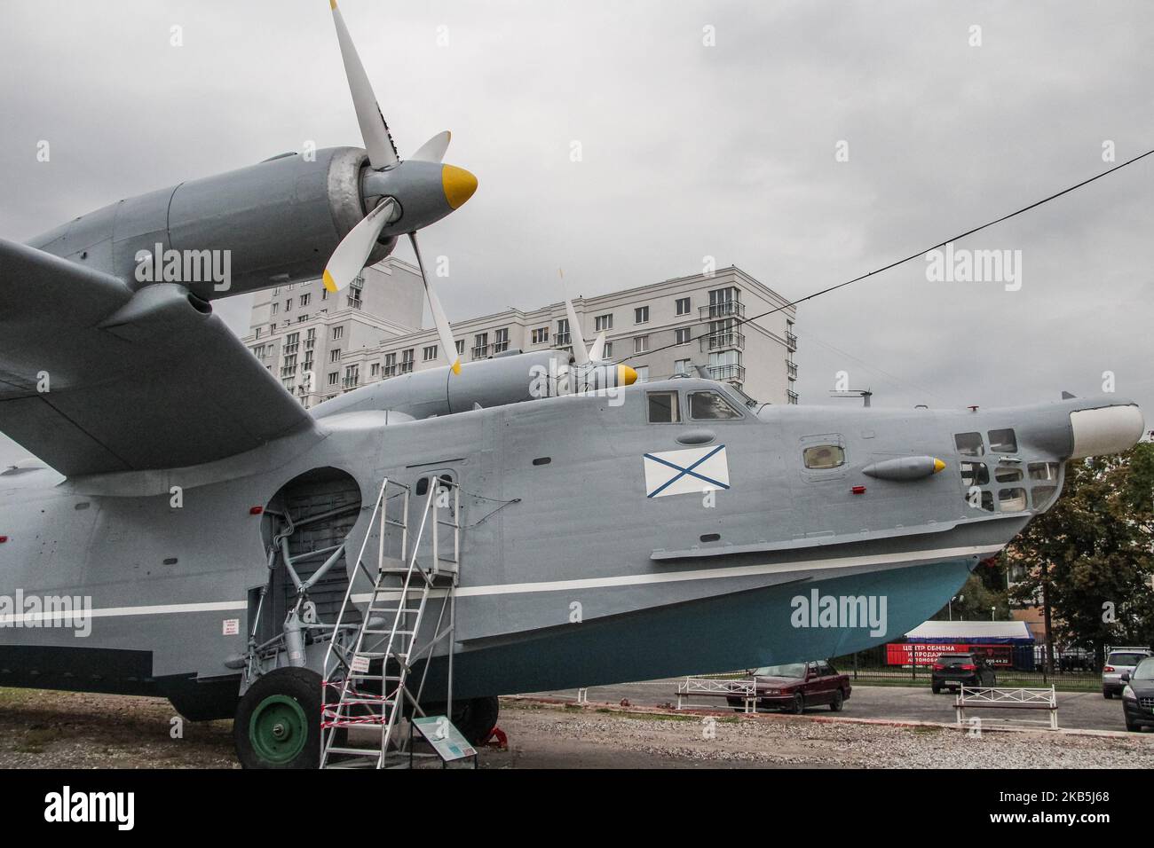 Soviet Beriev Be-12 Chayka urboprop-powered amphibious aircraft ...