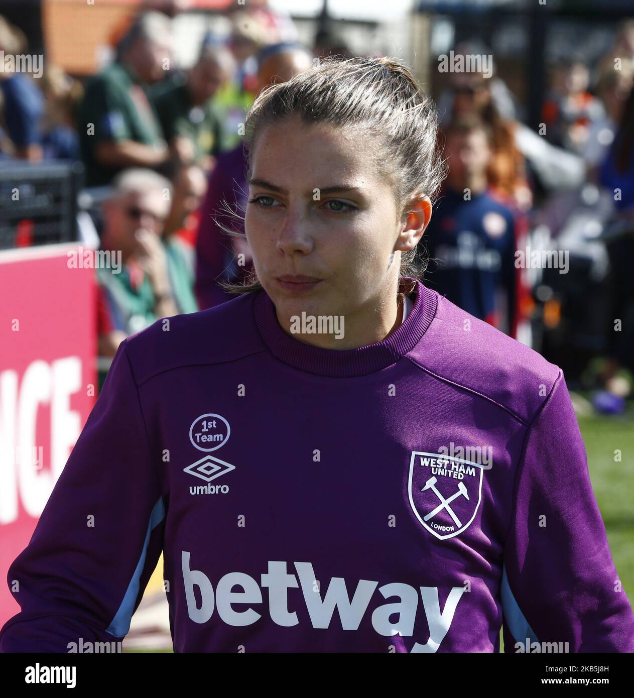 Cecilie Redisch Kvamme of West Ham United WFC during Barclay's FA Women ...