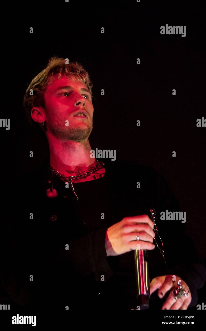 Machine Gun Kelly performs live at Fabrique in Milano, Italy, on ...