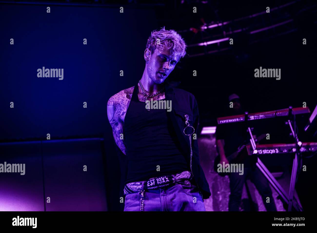 Machine Gun Kelly performs live at Fabrique in Milano, Italy, on ...
