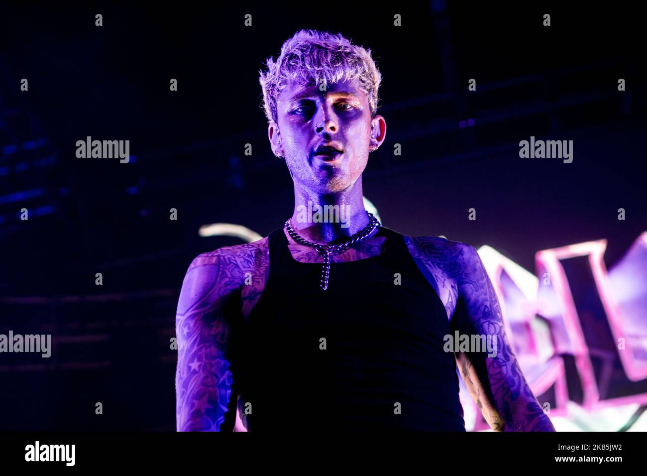 Machine Gun Kelly performs live at Fabrique in Milano, Italy, on ...