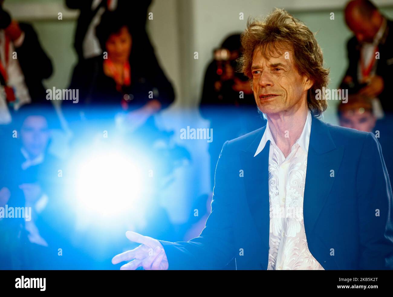 Mick Jagger walks the red carpet ahead of the "The Burnt Orange Heresy ...