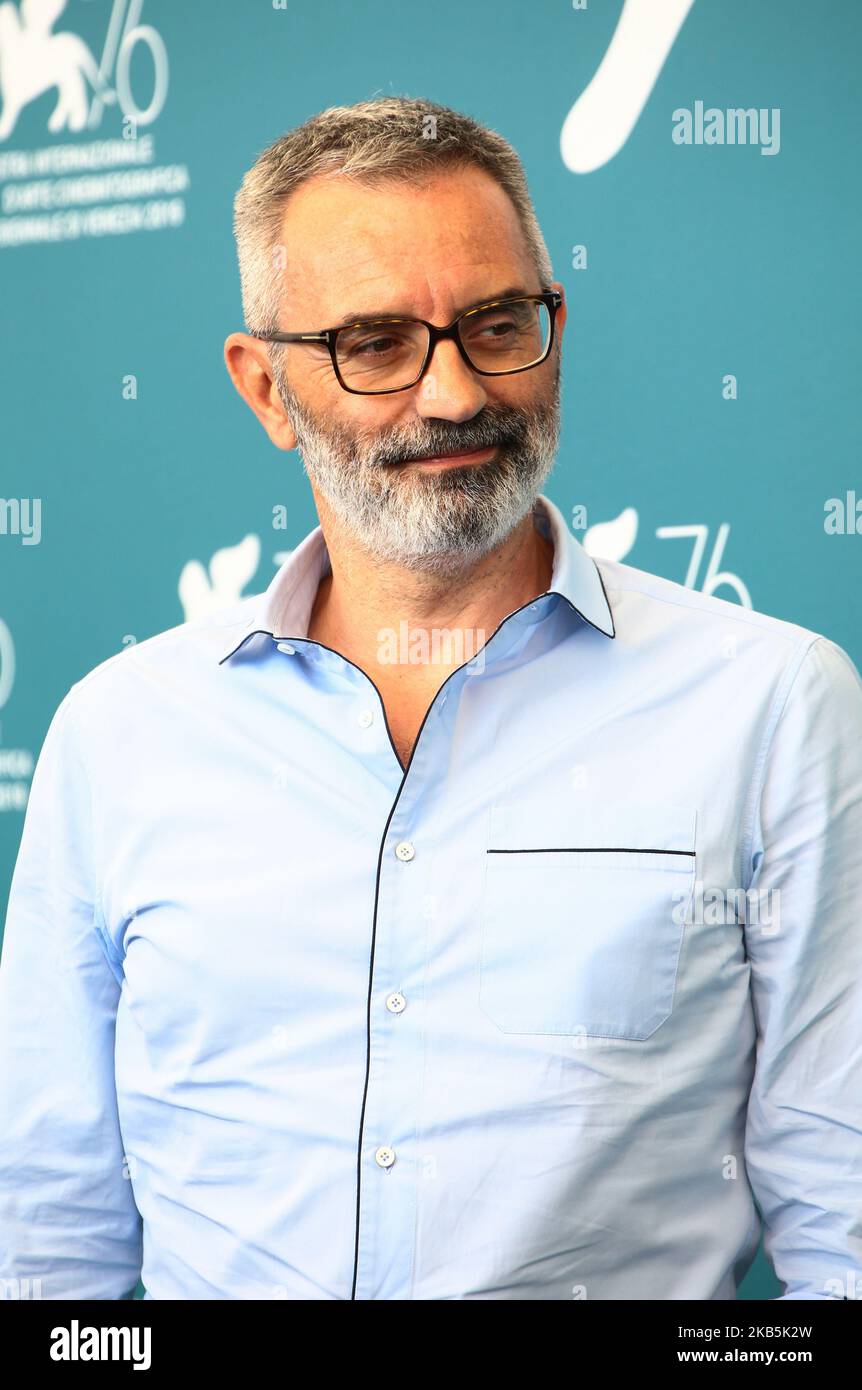 Giuseppe Capotondi attends "The Burnt Orange Heresy" photocall during ...