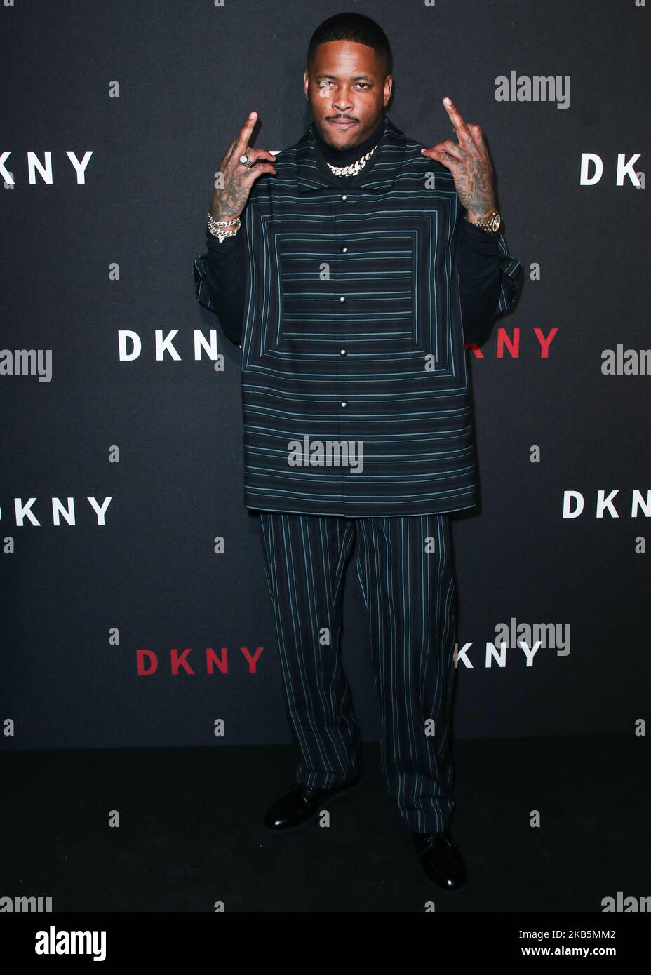 BROOKLYN, NEW YORK CITY, NEW YORK, USA - SEPTEMBER 09: YG arrives at ...