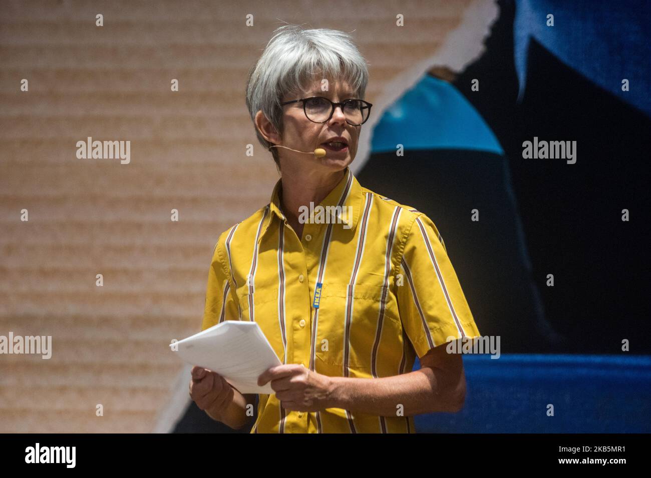 Ikea store manager Catherine Arnoux attends inauguration of the Ikea ...
