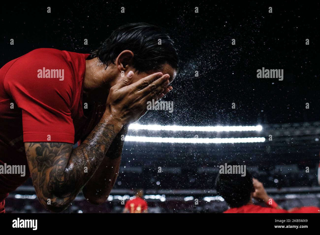 Irfan Bachdim of Indonesia's in action during FIFA World Cup 2022 ...