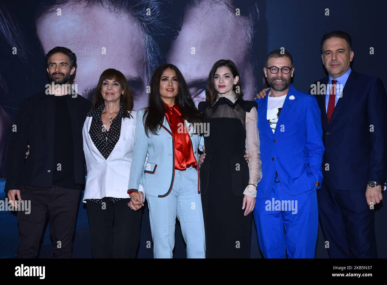 (L-R) Osvaldo Benavides, Rosa Maria Bianchi, Salma Hayek, Irene Azuela ...