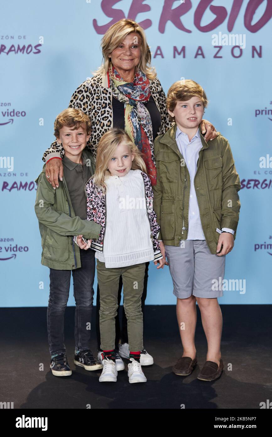 Cari Lapique attends to "El Corazon De Sergio Ramos" premiere at Reina ...