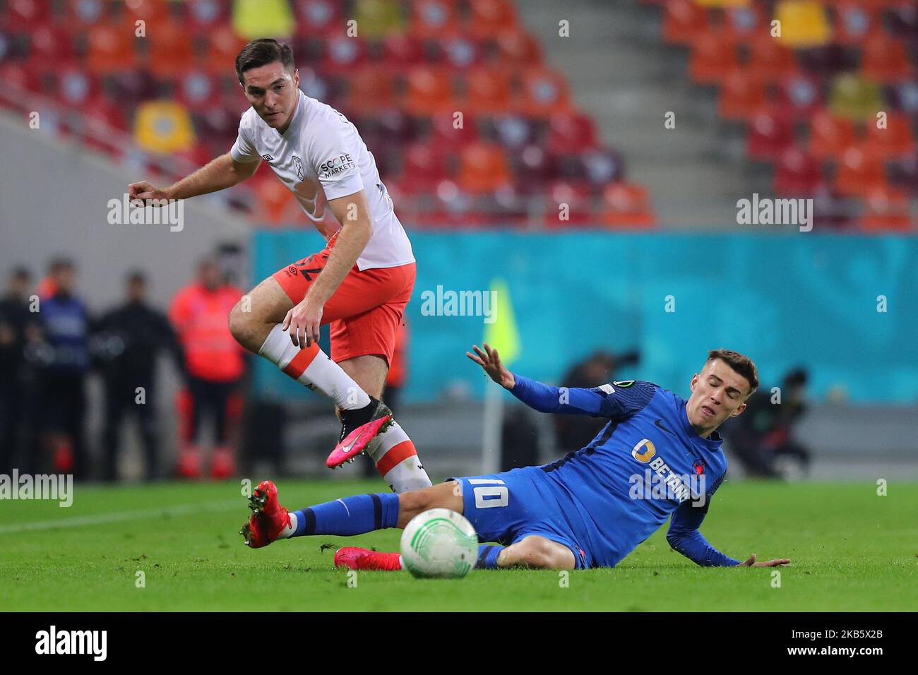 Bucharest, Romania. 03rd Nov, 2022. Conor Coventry and Octavian Popescu ...