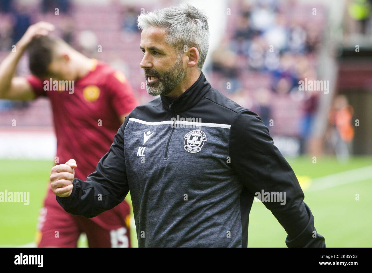 Motherwell manager Stephen Robinson ahead of the Scottish Premier ...