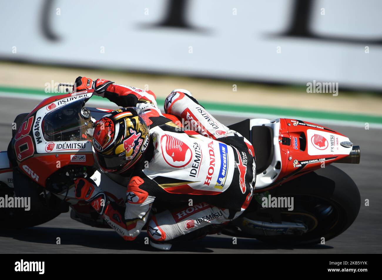 30 Japanese rider Takaaki Nakagami of Japanese team LCR Honda Idemitsu ride during Octo San ...