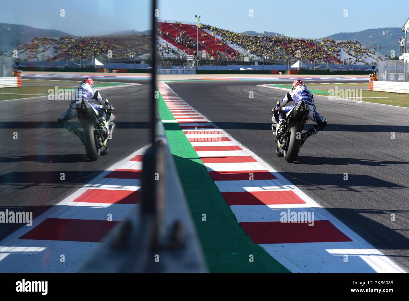 50 Frech rider Sylvain Guintoli of Team Suzuki ECSTAR ride during Octo ...
