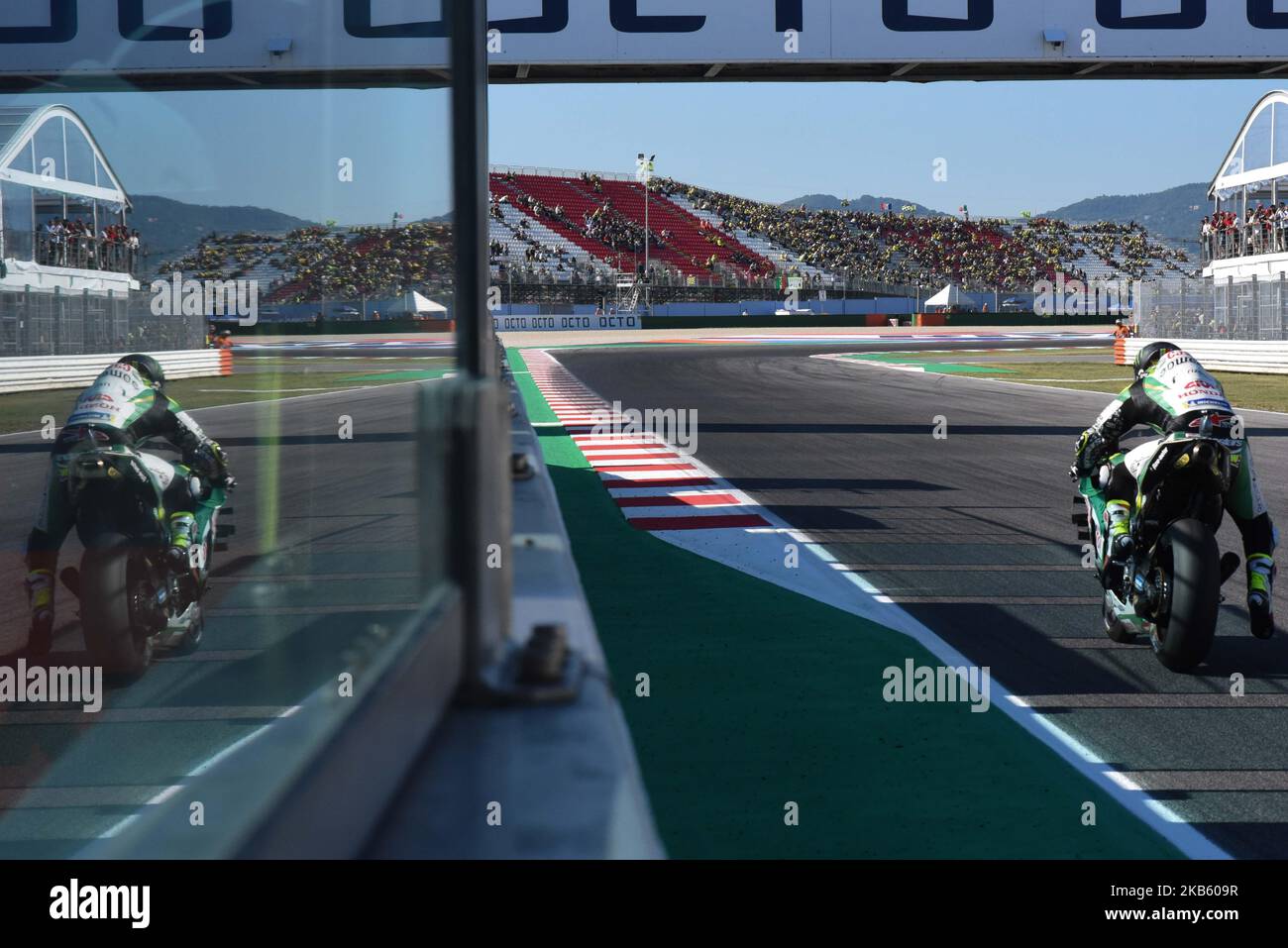35 English rider Cal Crutchlow of Japanese Team LCR Honda Castrol ride ...