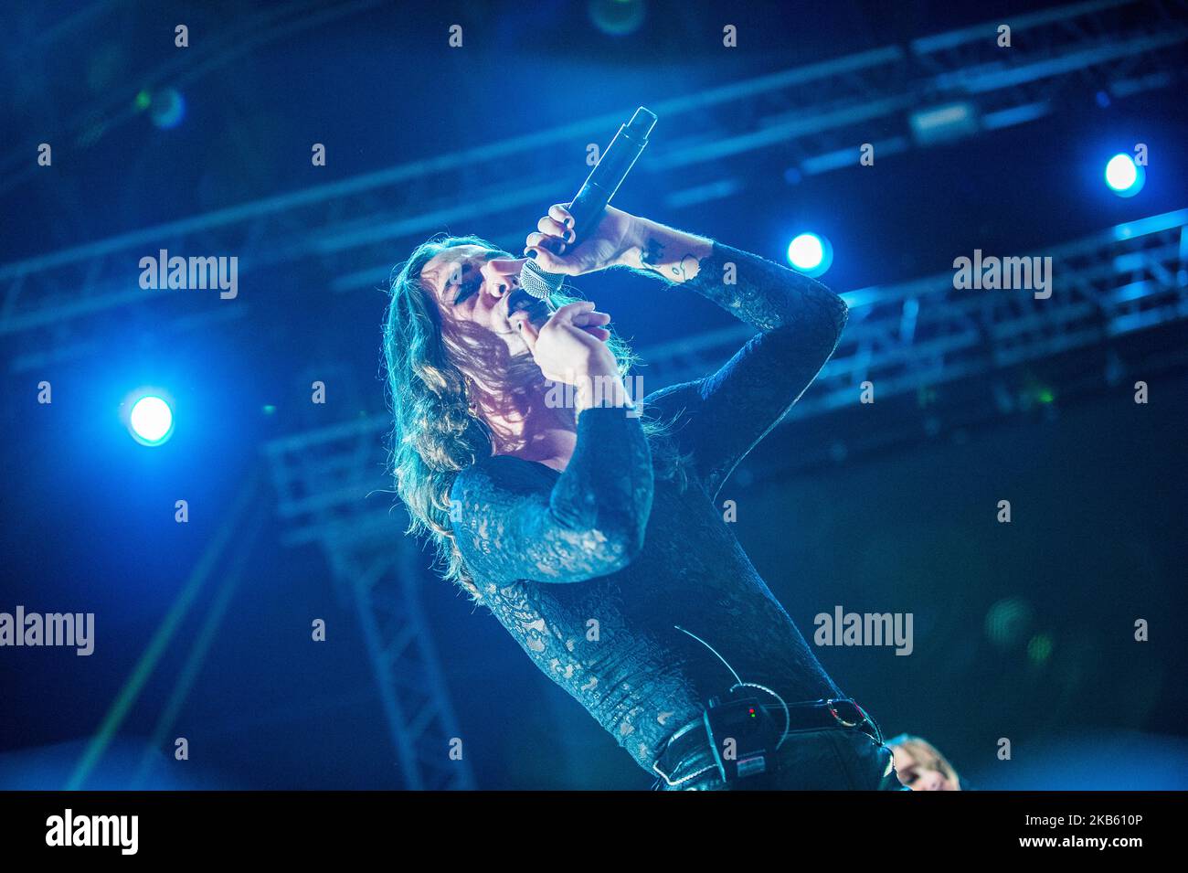 Maneskin performing live at Carroponte Milano, Italy, on September 14 ...
