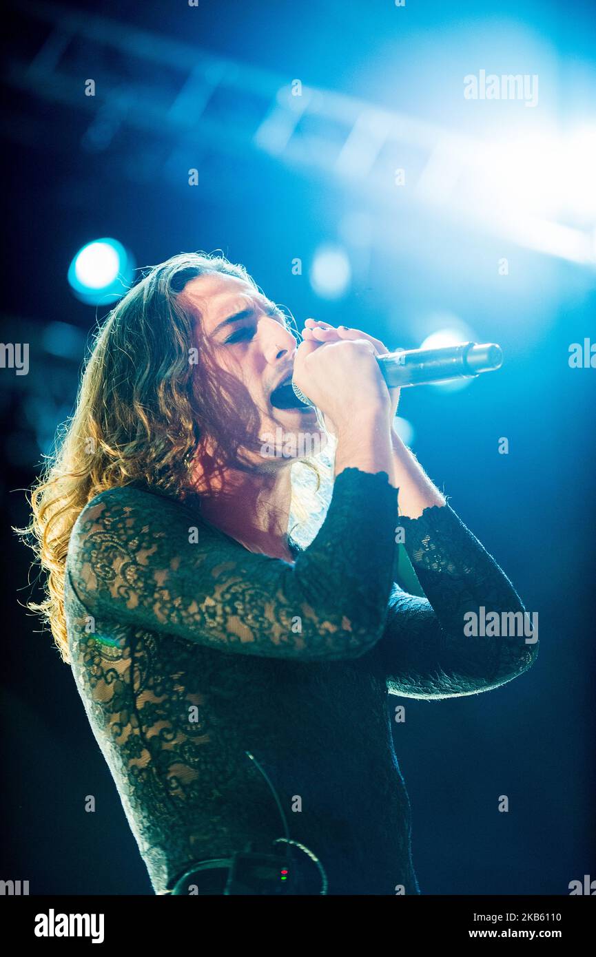 Maneskin performing live at Carroponte Milano, Italy, on September 14 ...