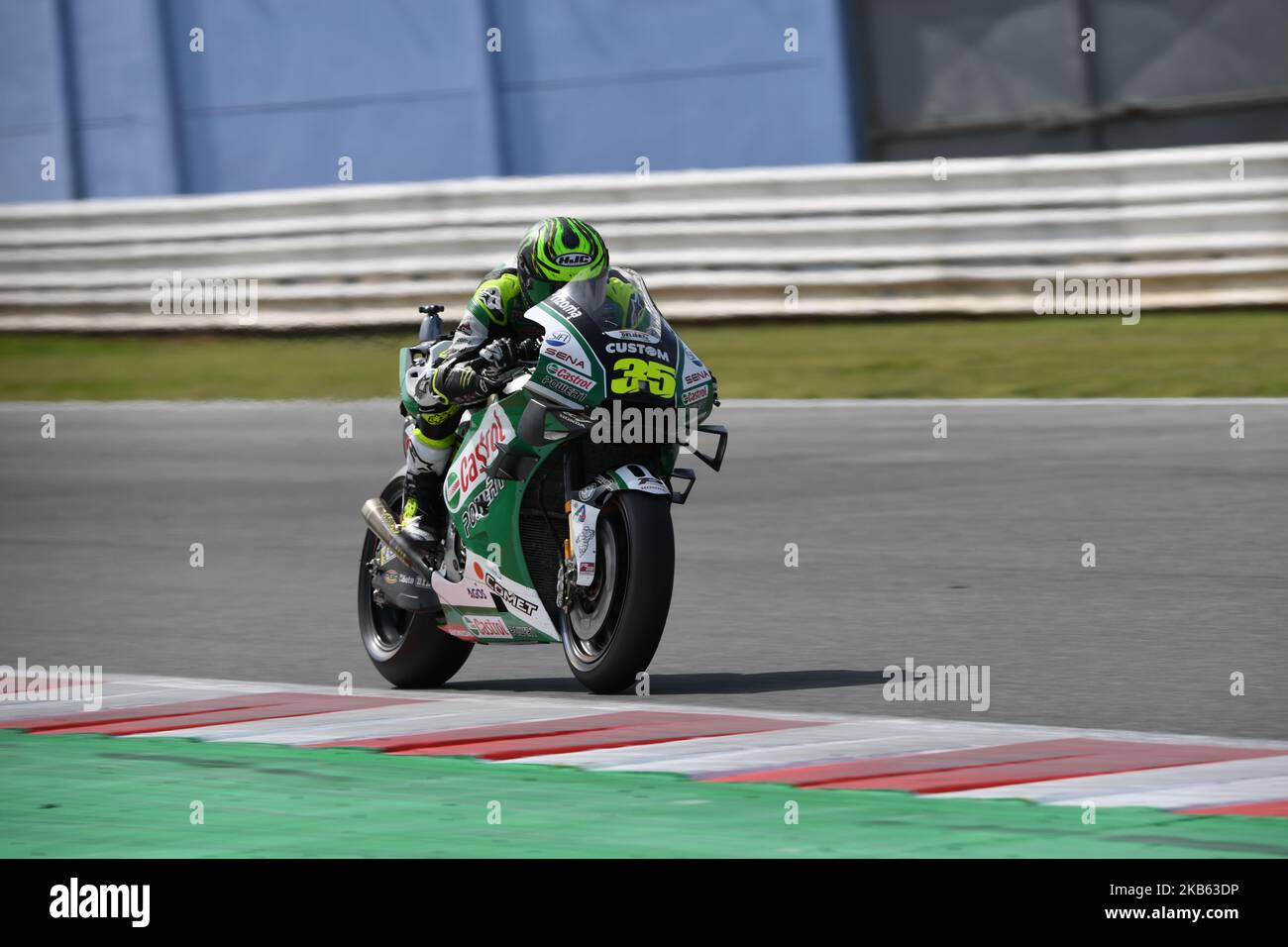 35 English rider Cal Crutchlow of Japanese Team LCR Honda Castrol ride ...