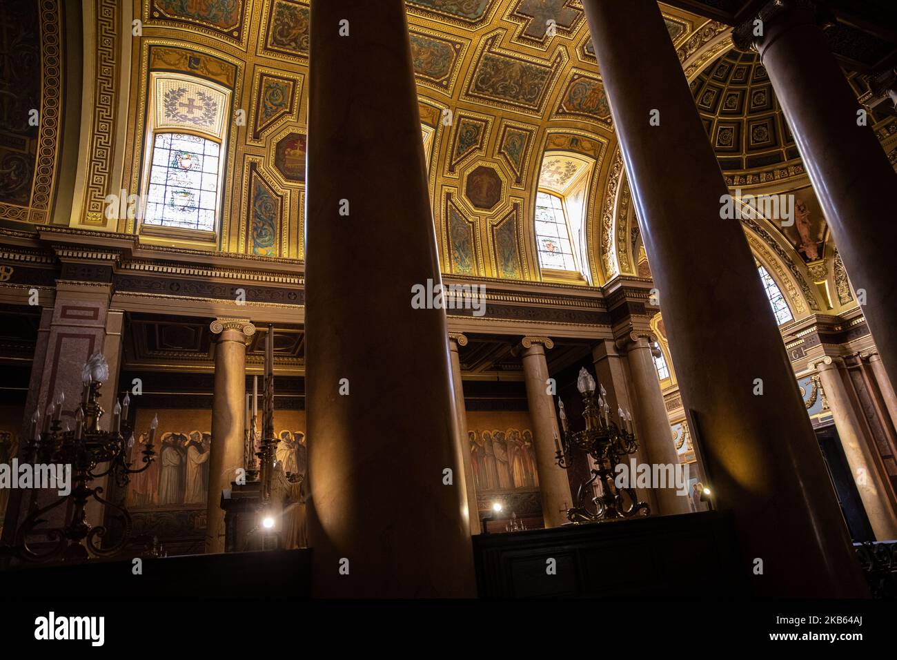 A view of Rennes Cathedral, in Rennes, France, on September 16, 2019 ...