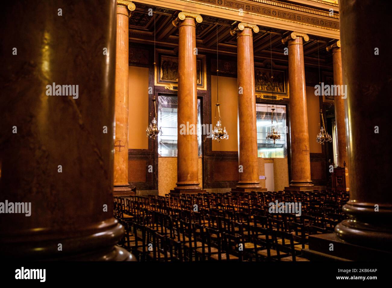 A view of Rennes Cathedral, in Rennes, France, on September 16, 2019 ...