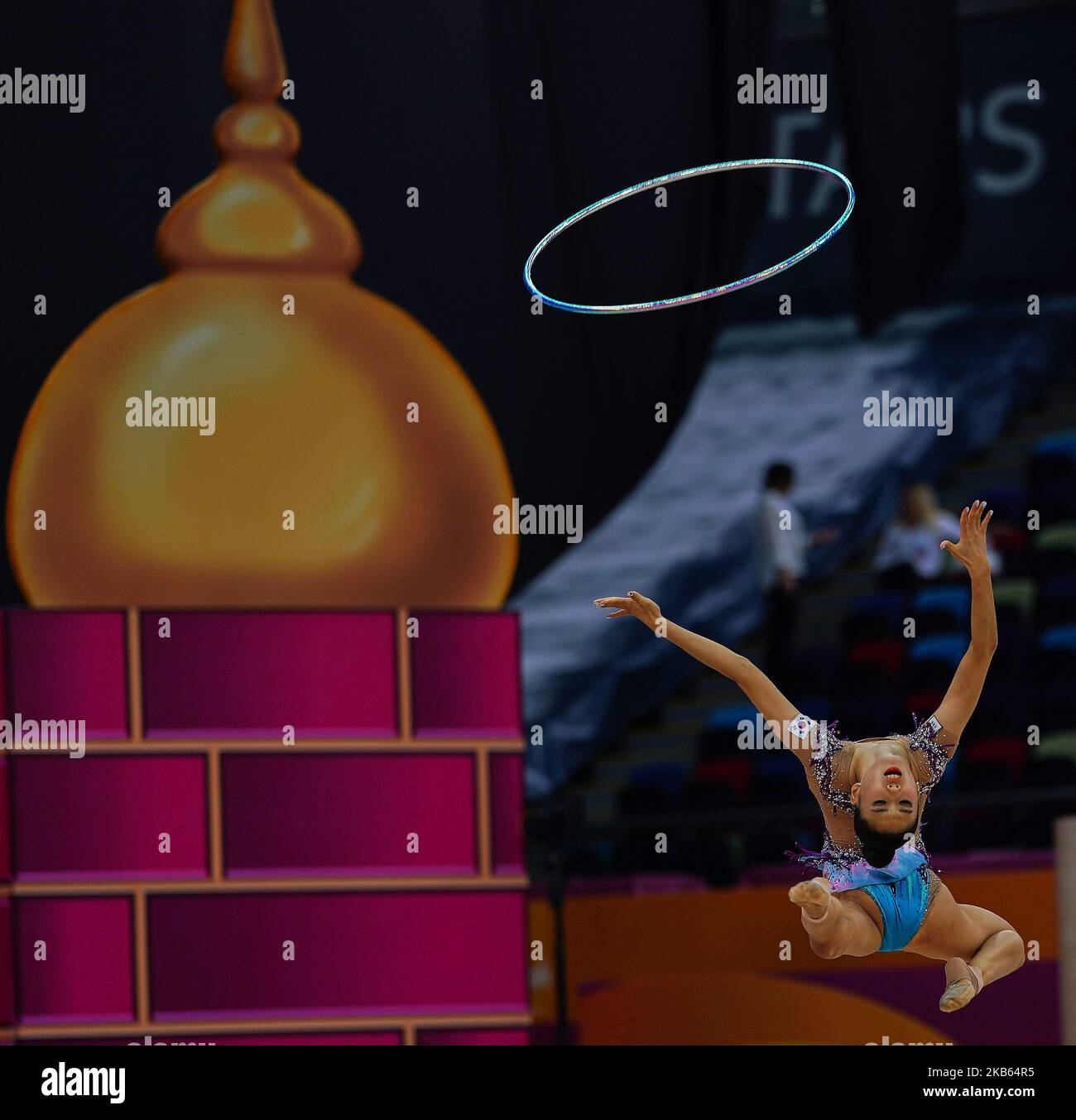 Chaewoon Kim of South Korea during the 37th Rhythmic Gymnastics World ...