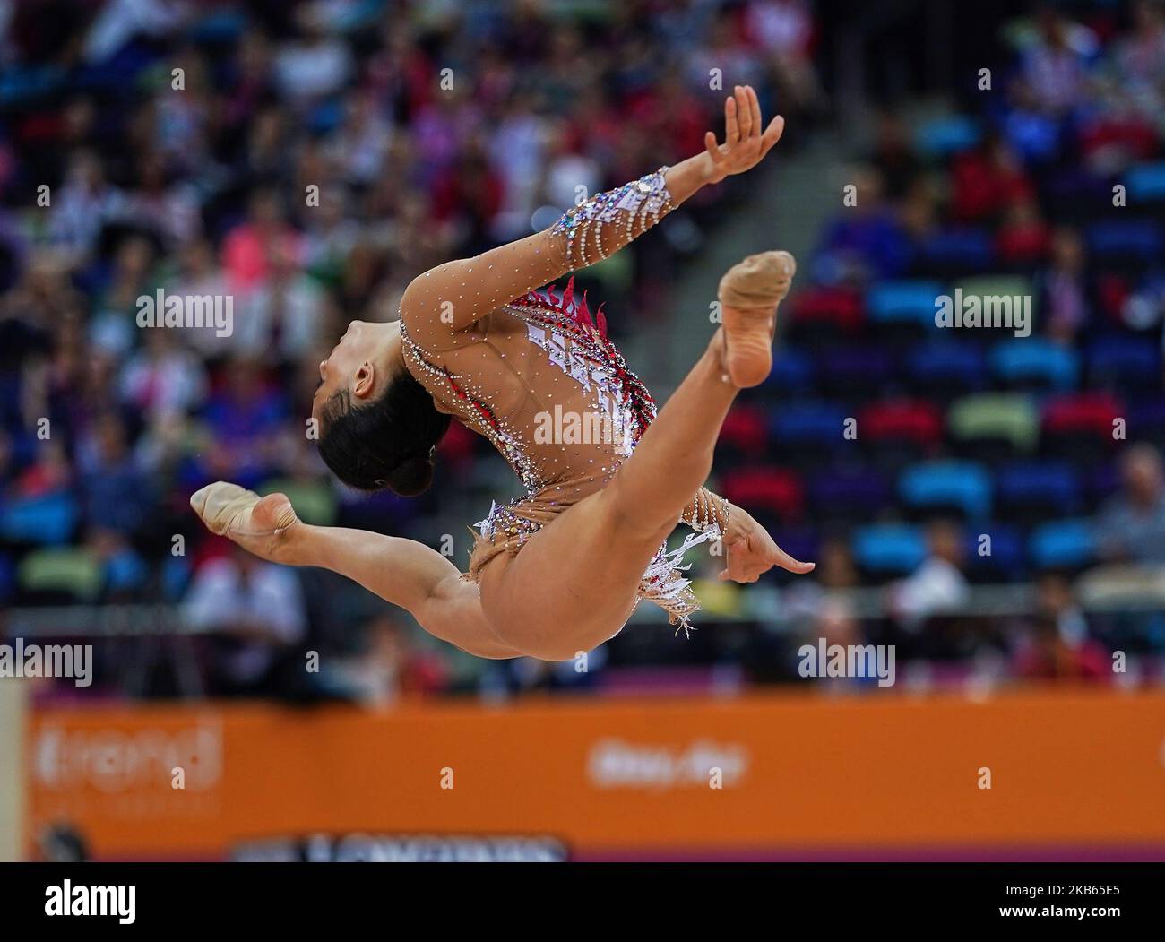 Linoy Ashram of Israel during the 37th Rhythmic Gymnastics World ...