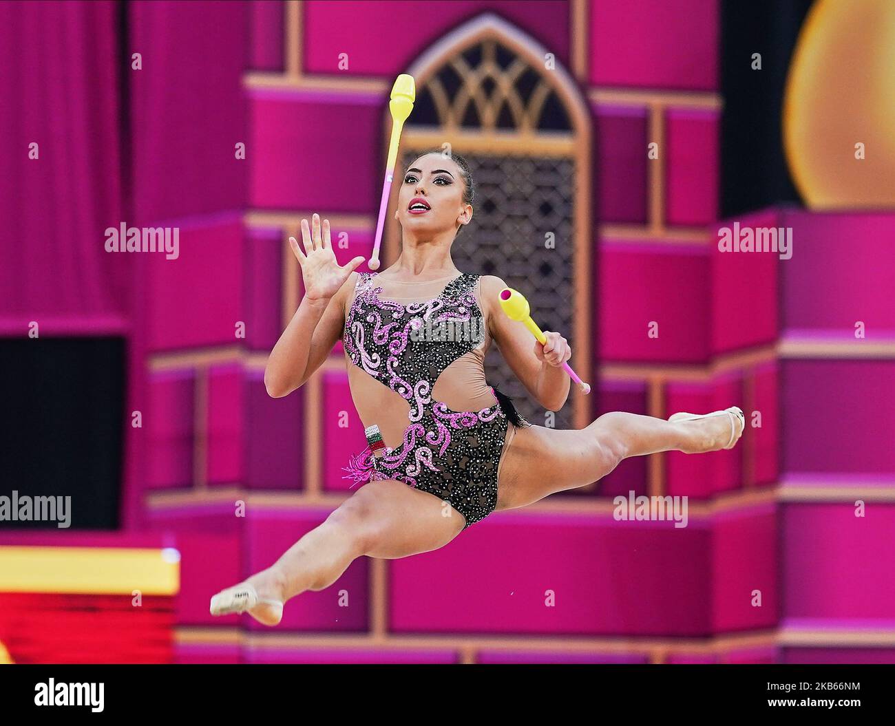 Katrin Taseva of Bulgaria during the 37th Rhythmic Gymnastics World ...
