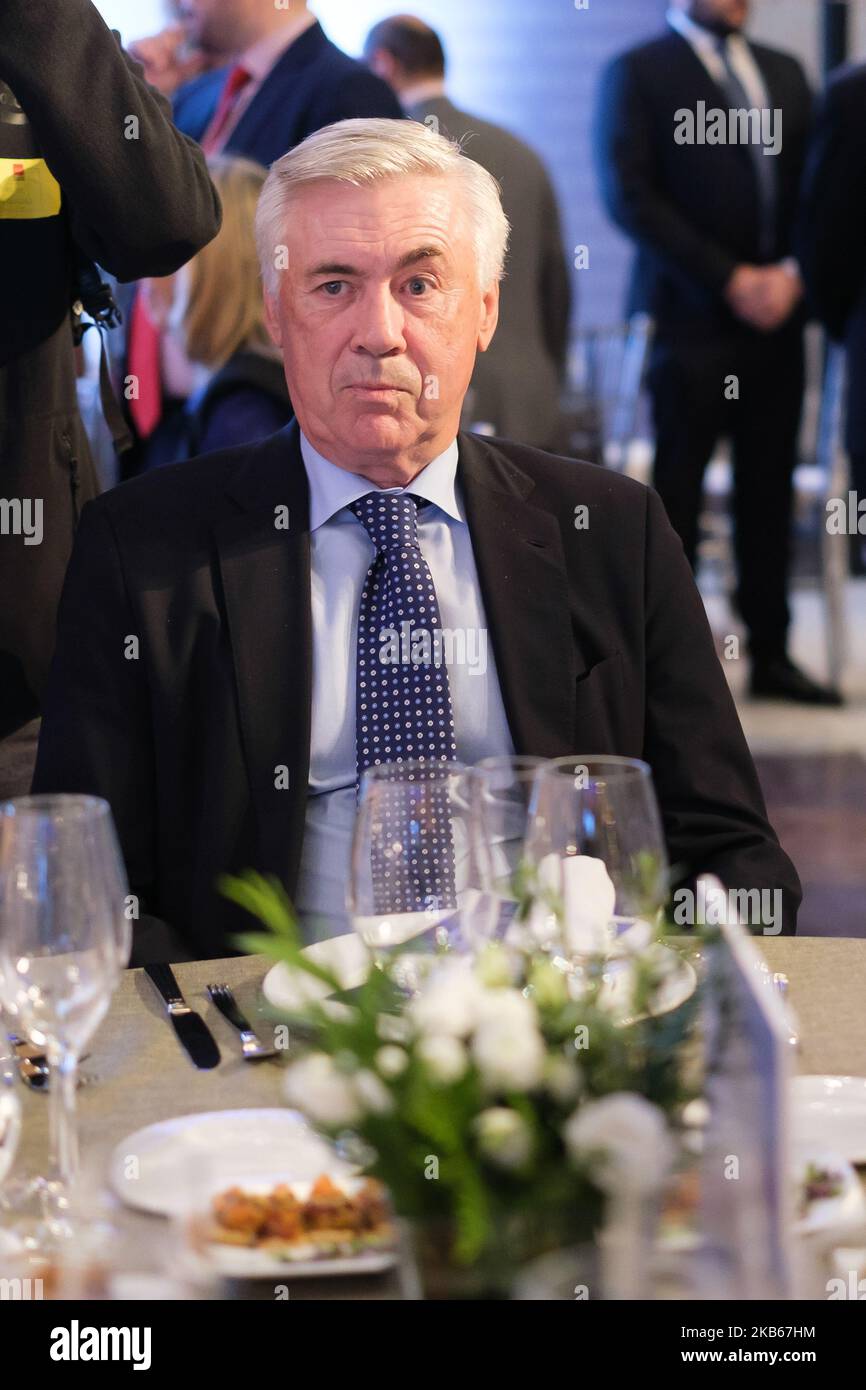 Carlo Ancelotti attends the VIII Lions Awards granted by the newspaper ...