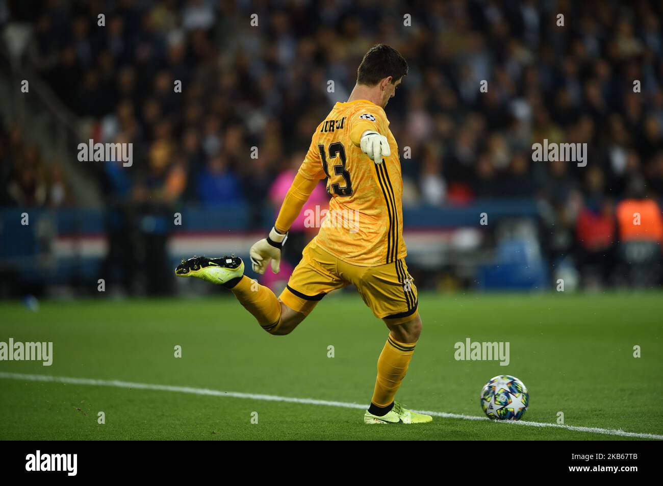 Belgian goalkeeper Thibaut Courtois, born in 1992, Real Madrid ...