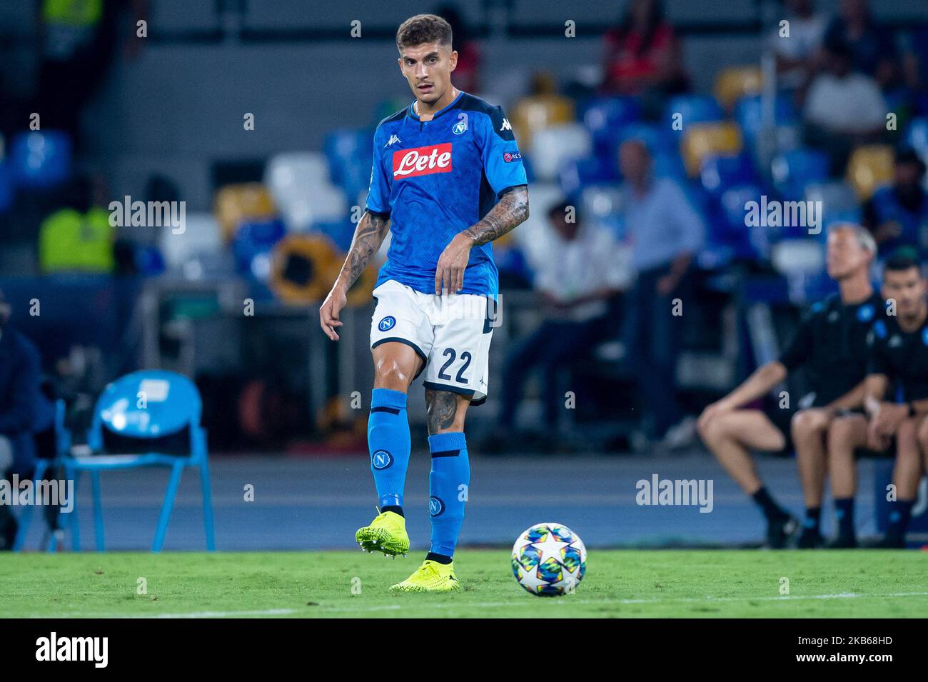 Giovanni Di Lorenzo of SSC Napoli during the UEFA Champions League ...