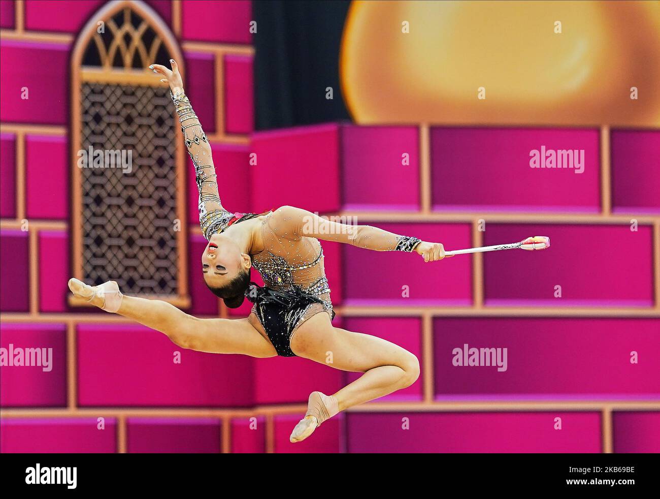 Chaewoon Kim of South Korea during the 37th Rhythmic Gymnastics World ...